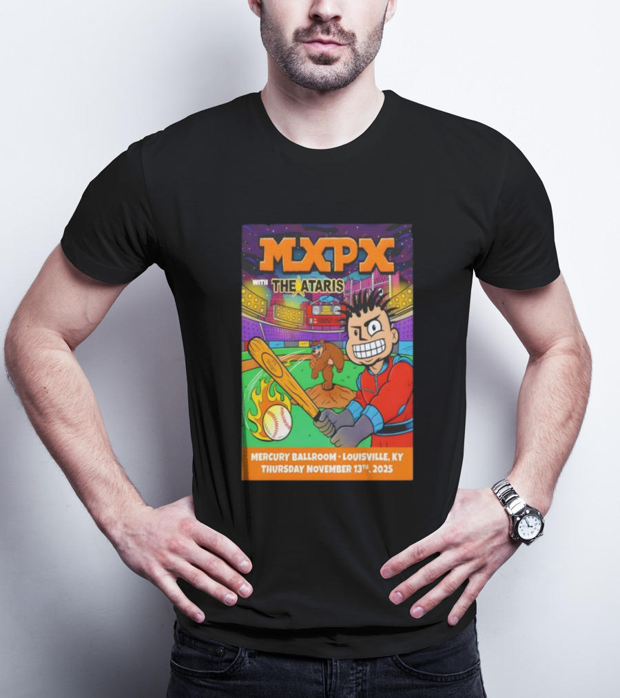 MXPX With The Ataris Concert Nov 13 2025 Mercury Ballroom Louisville KY T-Shirt