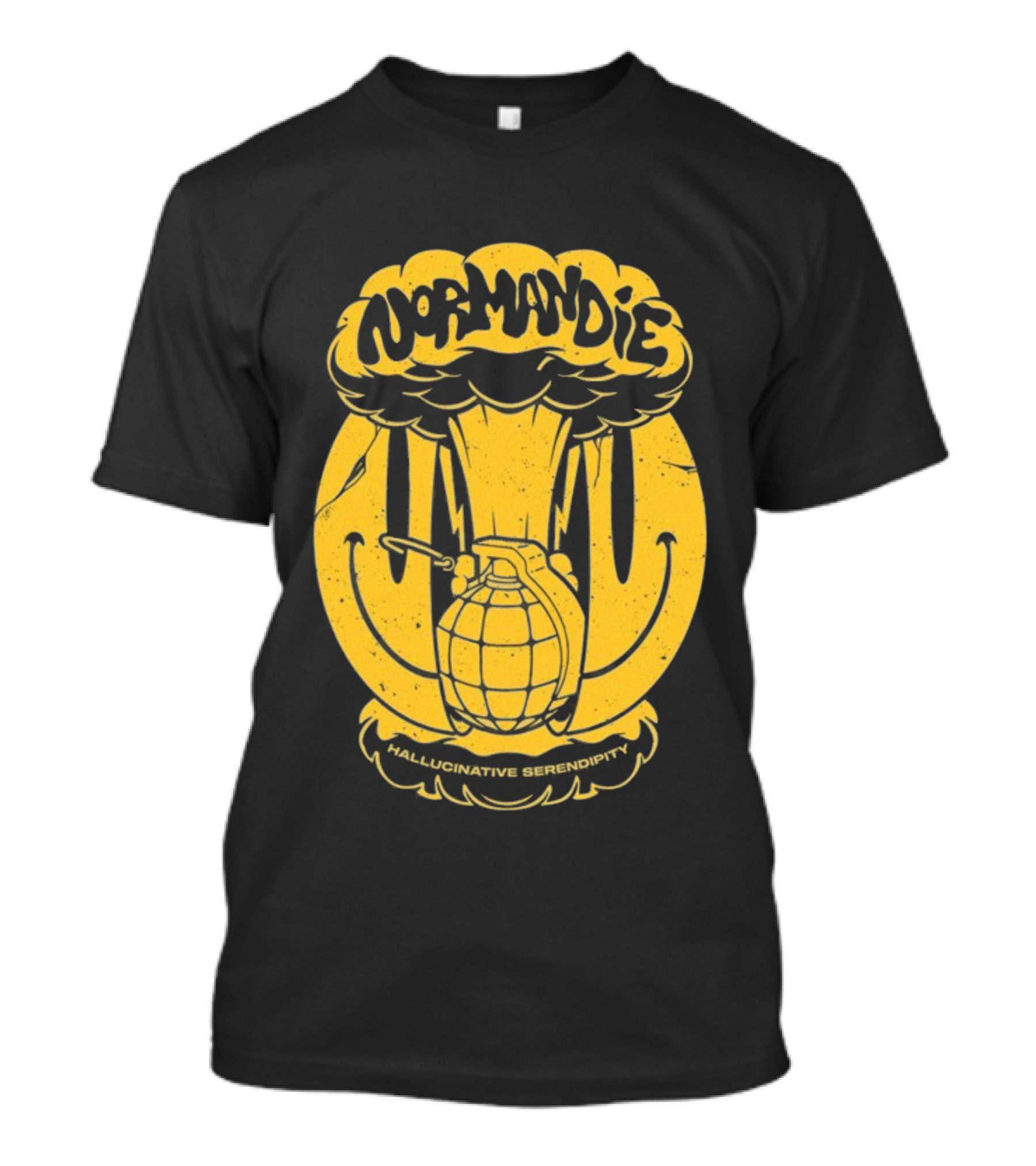 Normandie Hallucinative Serendipity Bomb Retro Style T-Shirt