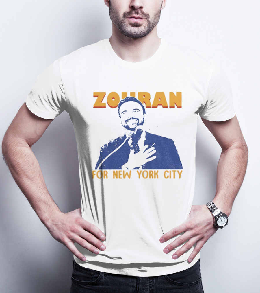 Zohran For New York City Mayor 2025 Political Campaign T-Shirt