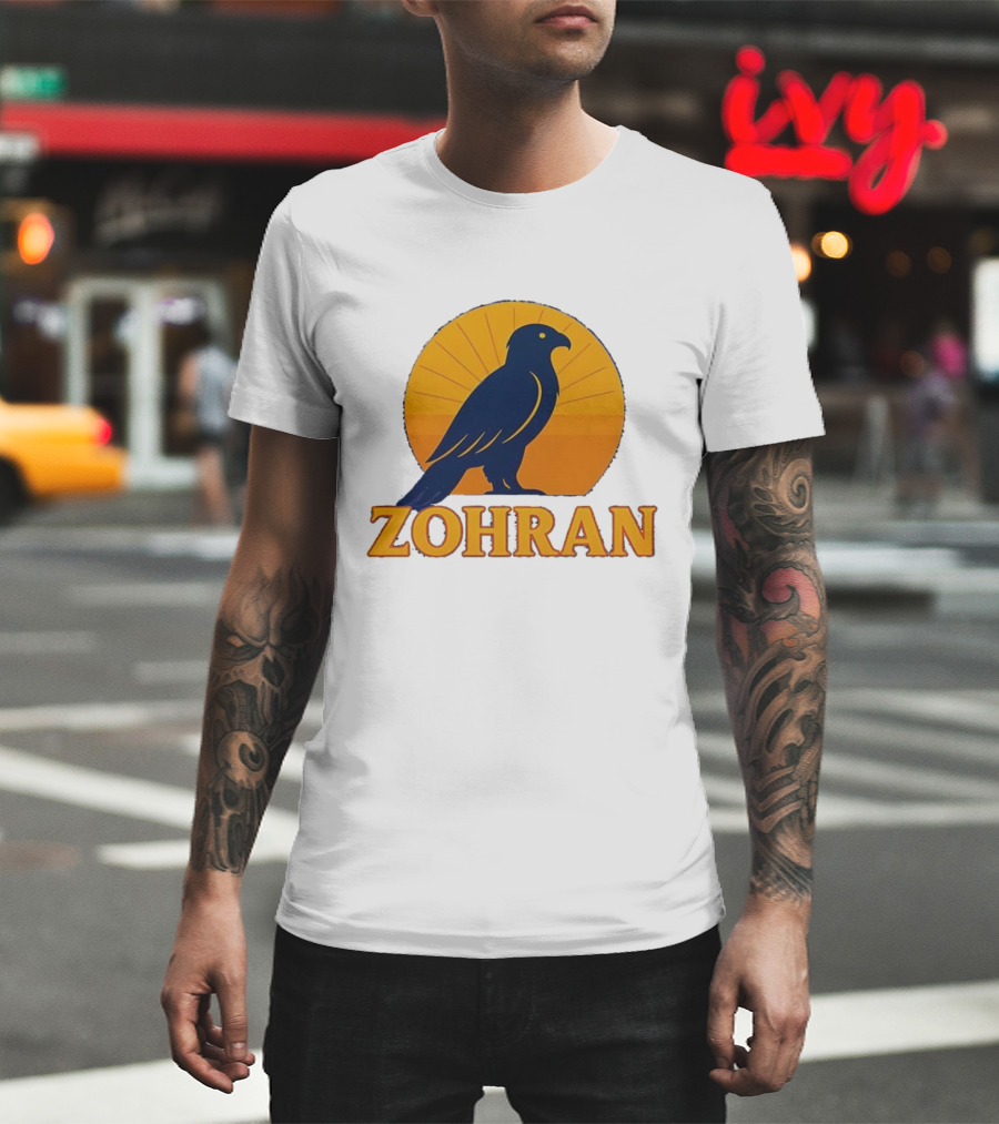 Zohran Eagle Sunrise Silhouette T-Shirt