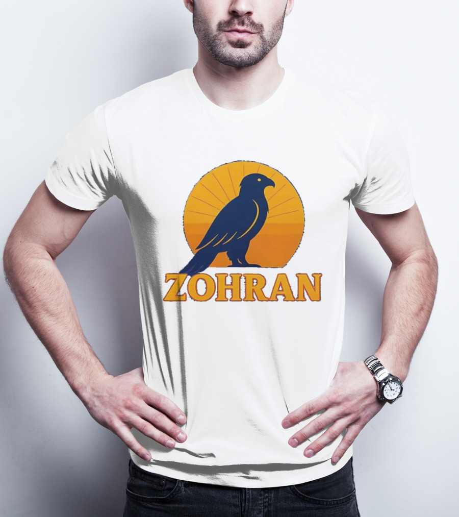 Zohran Eagle Sunrise Silhouette T-Shirt