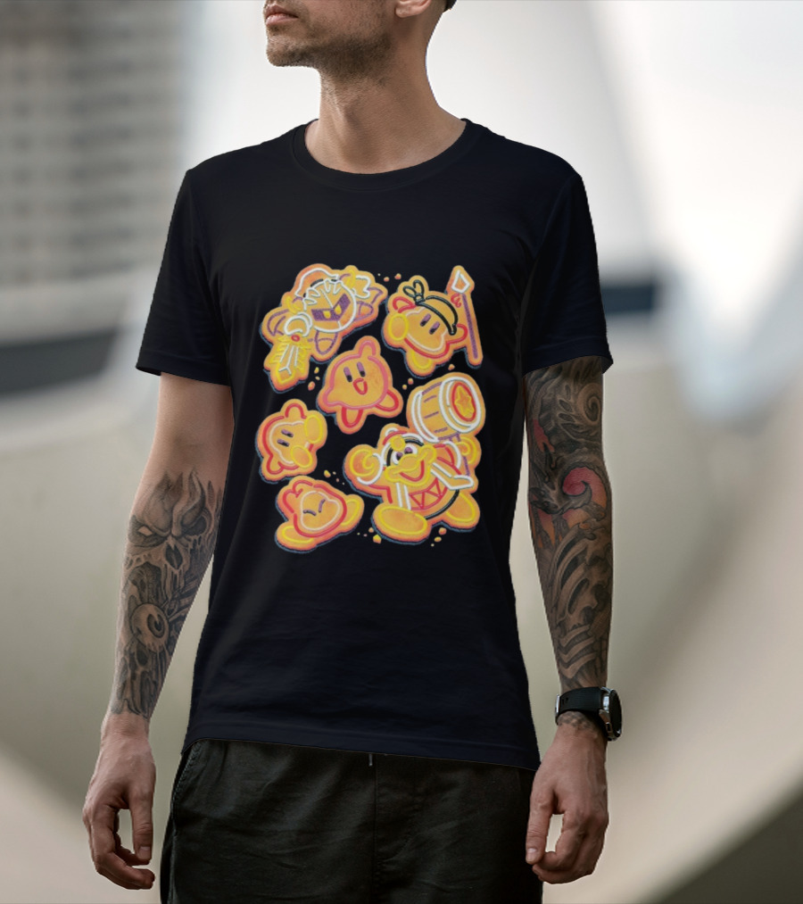Dreamland Sweets Kirby Character Cookies T-Shirt