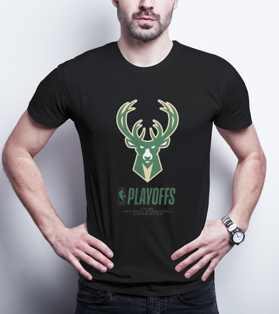 Milwaukee Bucks 2025 NBA Playoffs T-Shirt