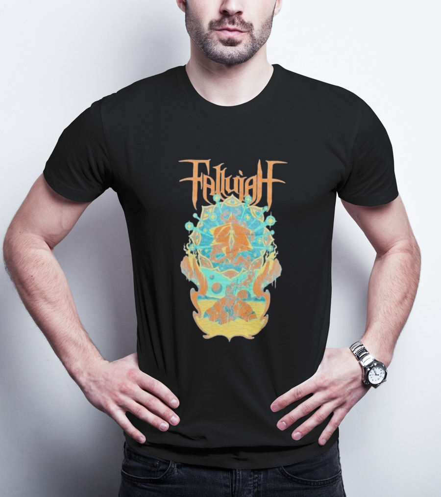 Fallujah Prism Psychedelic Cosmic Artwork T-Shirt