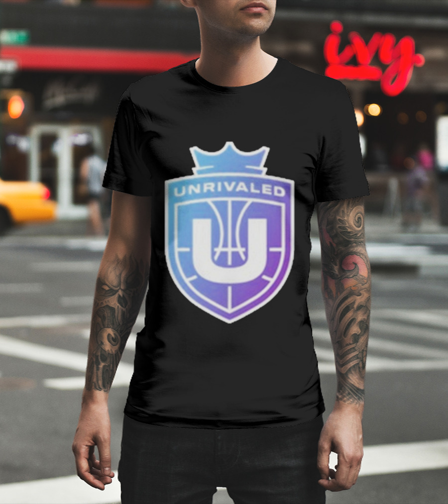 Unrivaled Gradient Basketball Crest T-Shirt