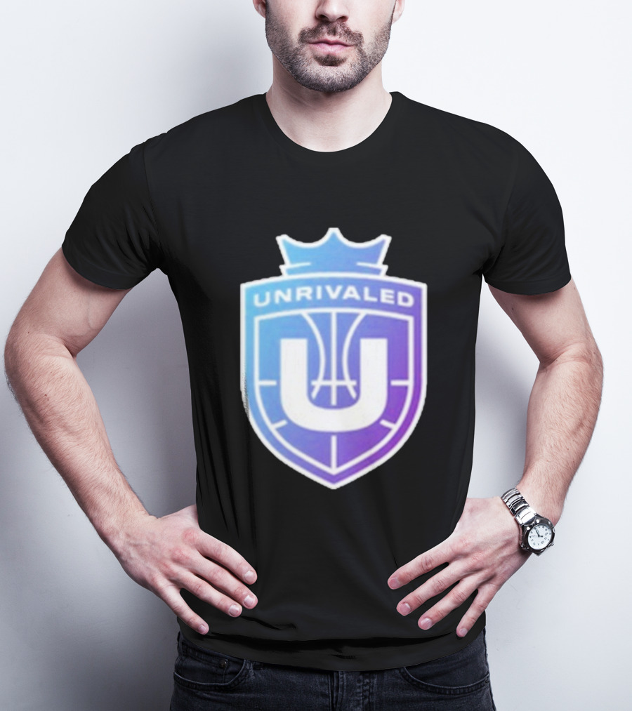Unrivaled Gradient Basketball Crest T-Shirt
