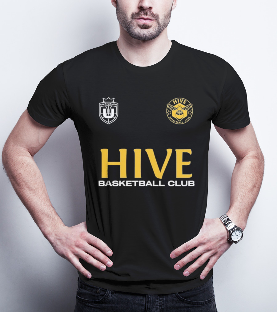Unrivaled Hive Basketball Club Hive Classic Emblem Collaboration T-Shirt