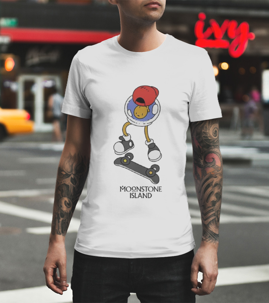 Moonstone Island SRG Video Game Character Skater T-Shirt