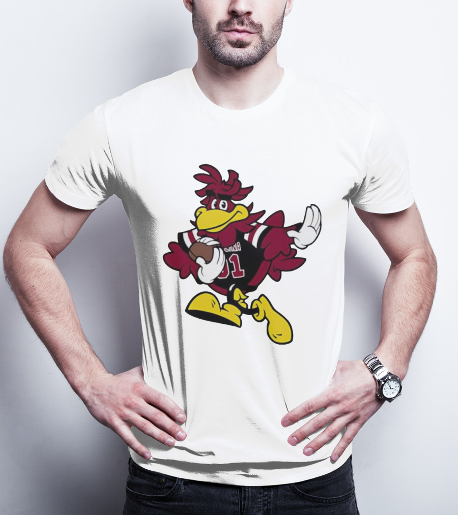 University Of South Carolina Cocky 01 Football Mascot T-Shirt
