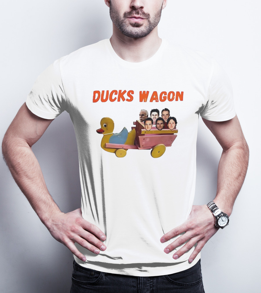Anaheim Ducks Wagon With Faces T-Shirt