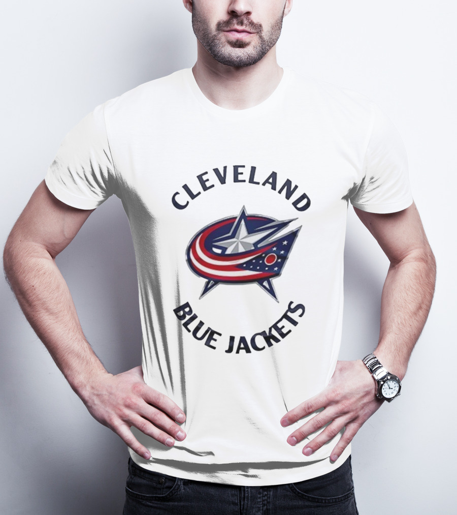 Cleveland Blue Jackets 2025 Retro Stars And Stripes Iconic Style T-Shirt