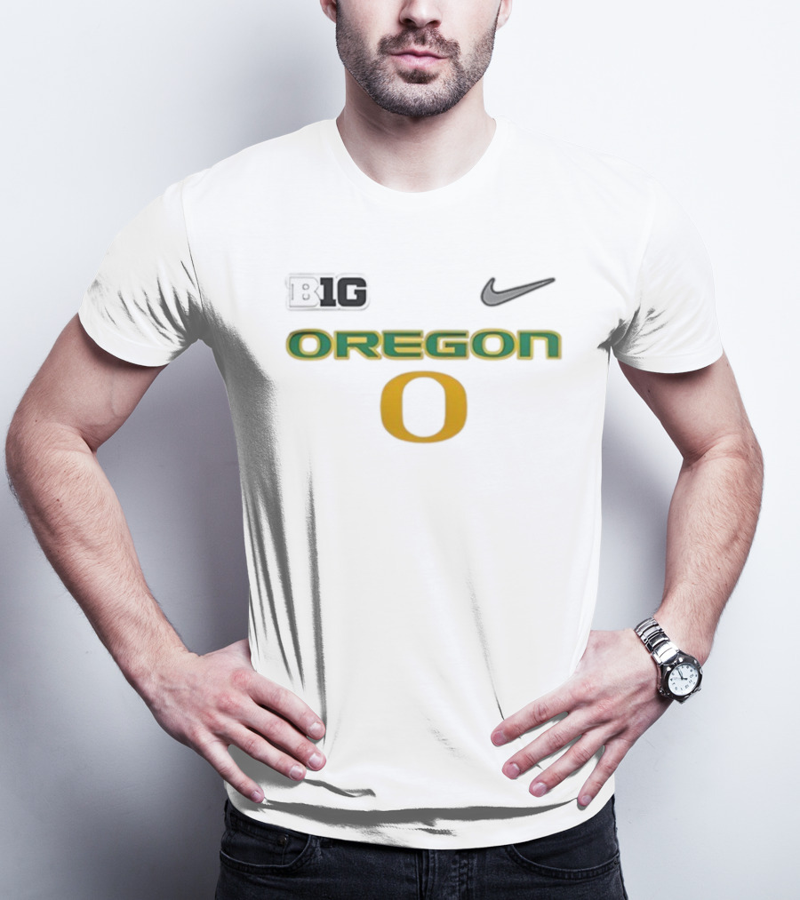 BIG 10 Nike Oregon Ducks O T-Shirt