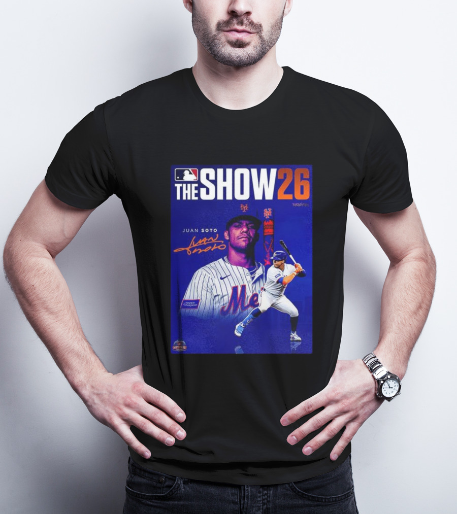 The Show 26 Juan Soto Mets Signature Edition MLB T-Shirt