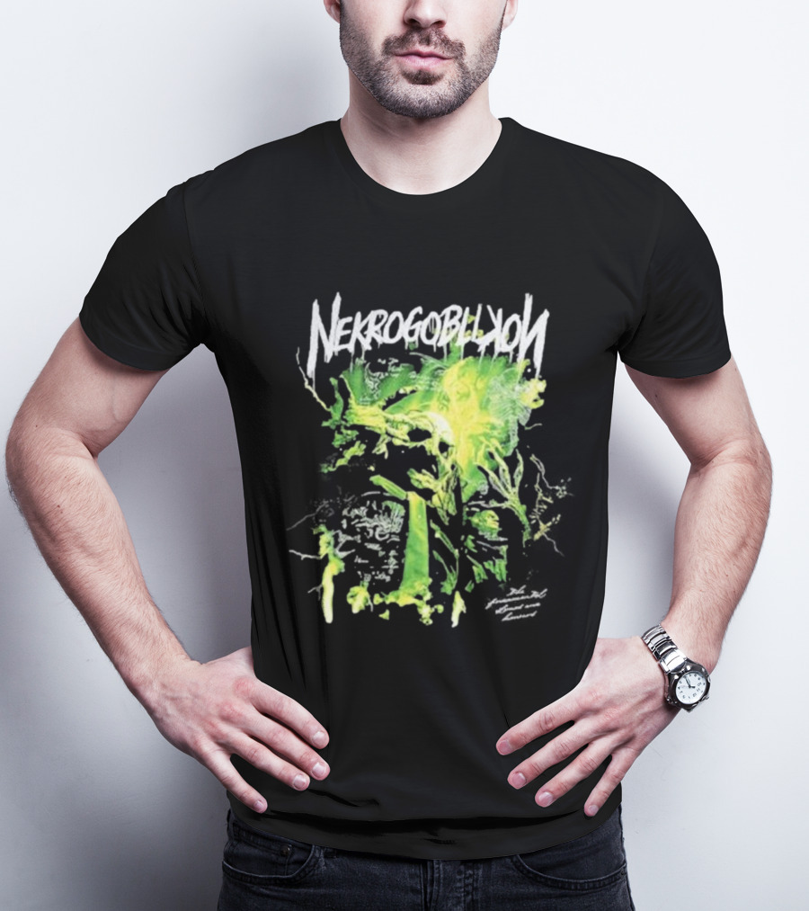 Nekrogoblikon Lightning The Fundamental Slimes And Humours Goblin Art T-Shirt