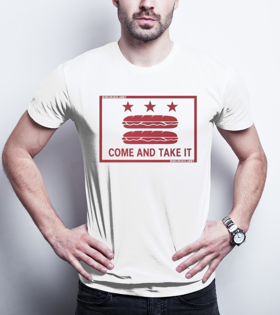 DC Flag Come And Take It Sandwich Stars Protest T-Shirt
