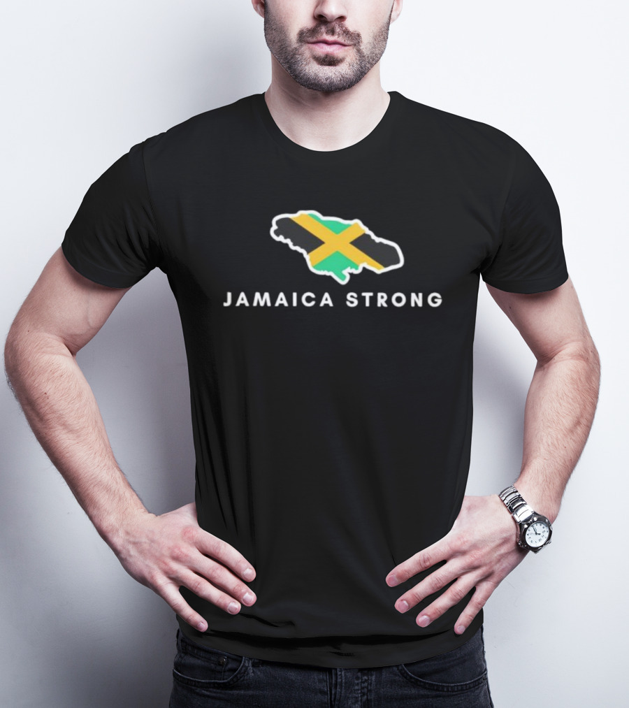 Jamaica Strong Island Flag Resilience T-Shirt