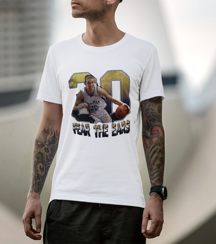 Brigham Young Basketball Fear The Ears 30 T-Shirt