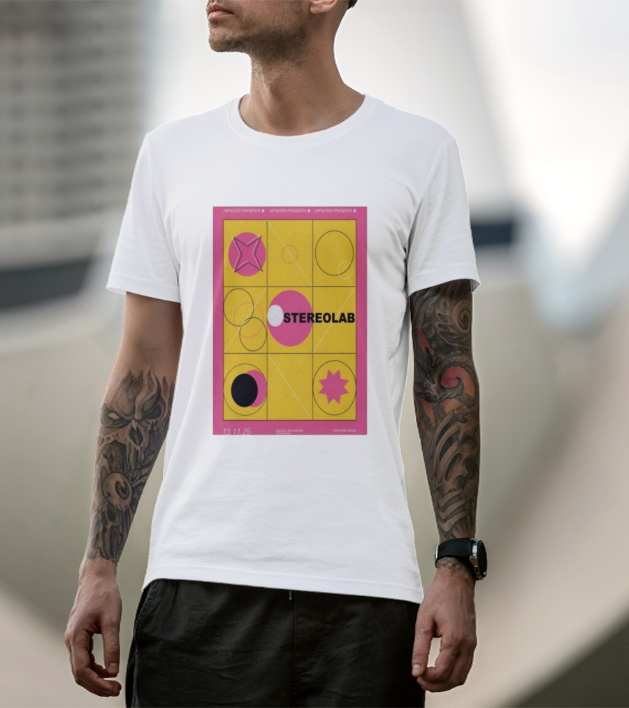 Hypnosis Presenta Stereolab Mexico 13.11.25 Foro Indie Rocks Escuela De Aviacion T-Shirt