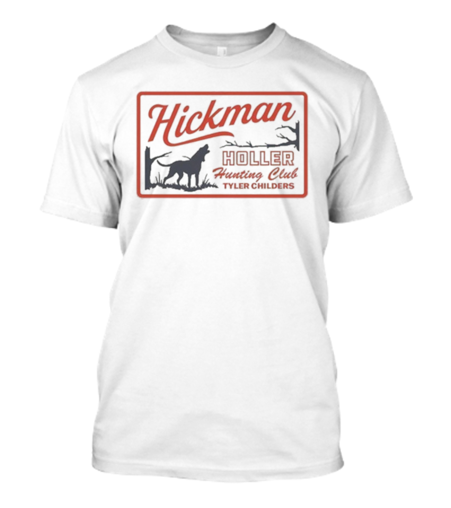 Hickman Holler Hunting Club Tyler Childers Wolf Trees T-Shirt