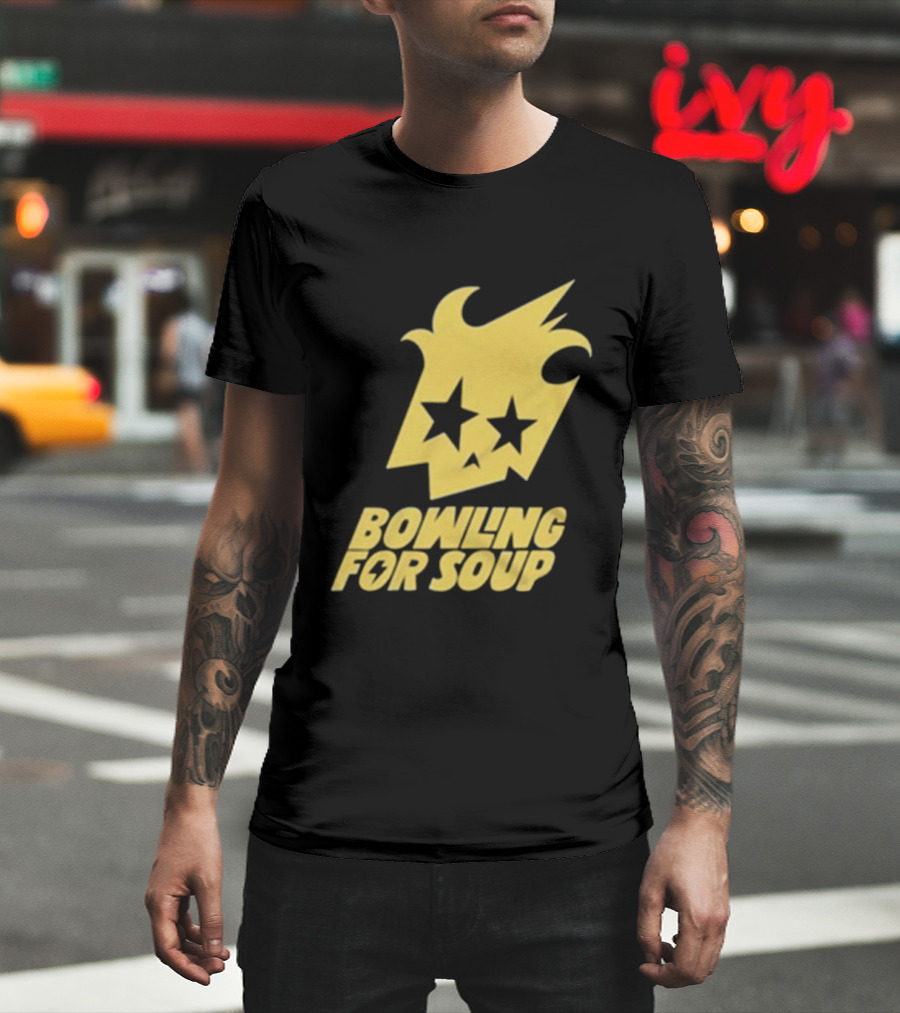 Bowling For Soup Summer Fall Tour 2025 Two Star Logo T-Shirt