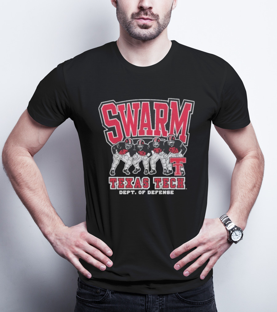 Texas Tech Swarm Dept Of Defense Red Raiders T-Shirt