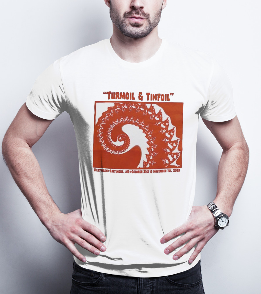 Turmoil And Tinfoil Intricate Spiral Pattern Billyween Baltimore T-Shirt