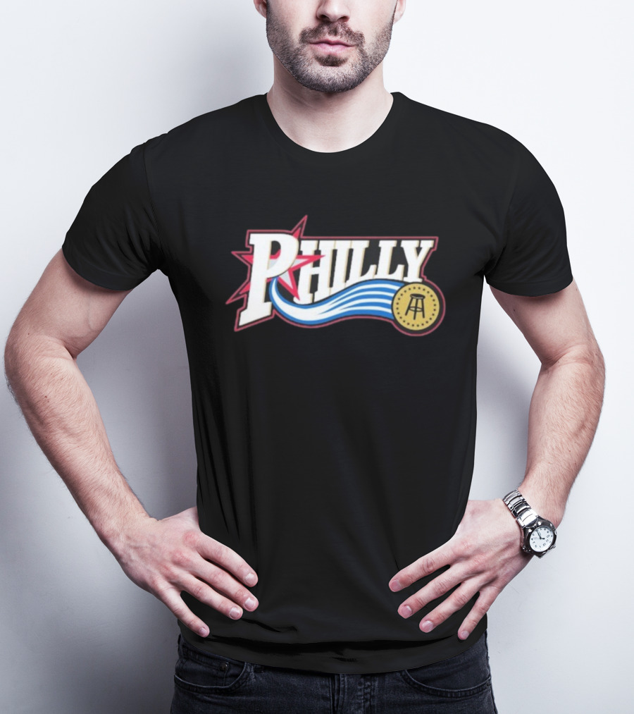 Philly Star With Stool And Wave Elements T-Shirt