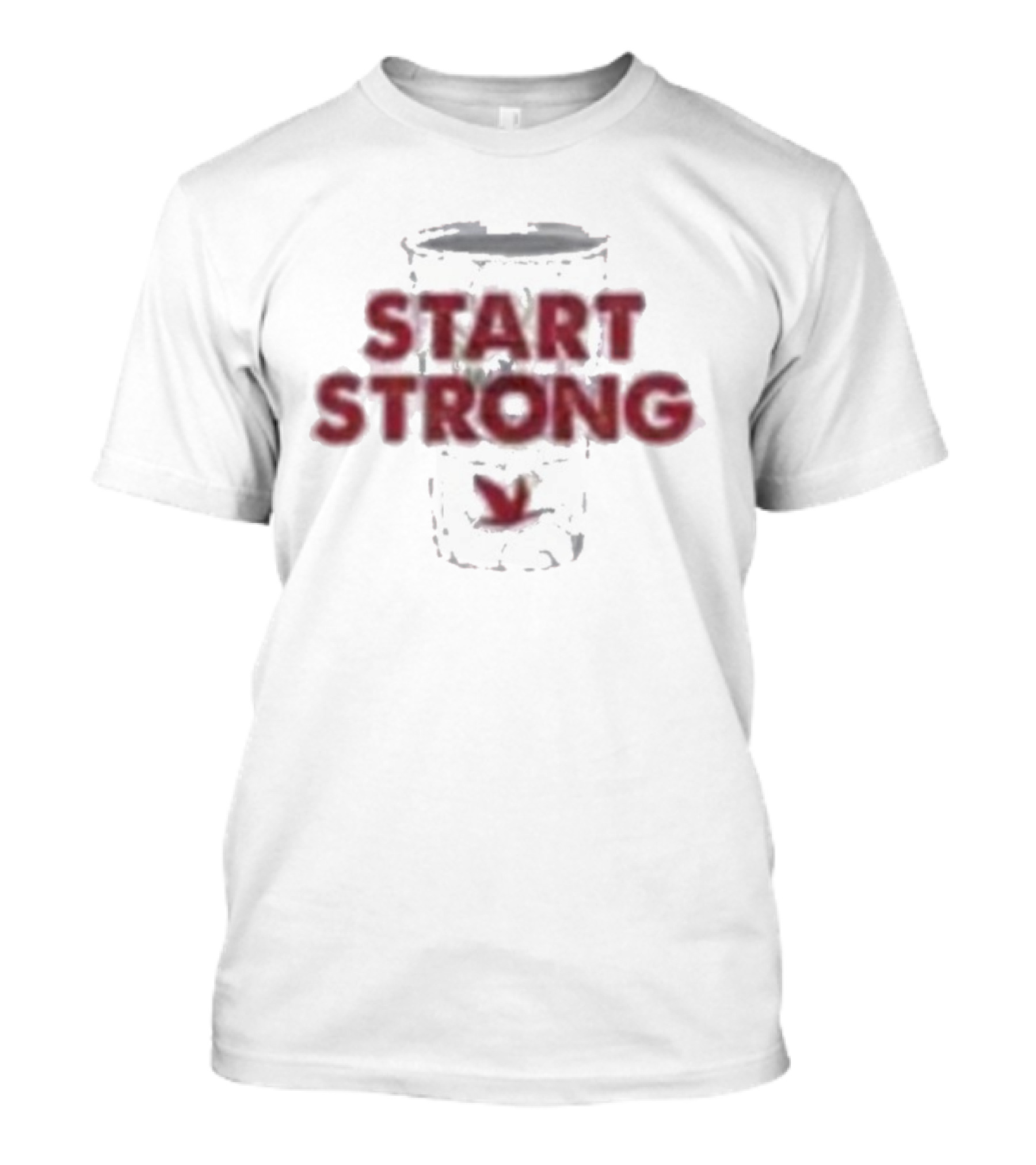 Start Strong Wawa Coffee Cup Logo Icon T-Shirt