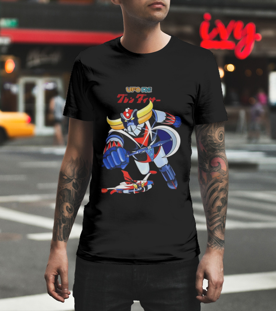 UFOロボ グレンダイザー UFO Robot Grendizer Classic Anime T-Shirt