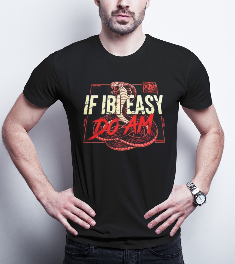 If IbI Easy Do Am Snake Illustration T-Shirt