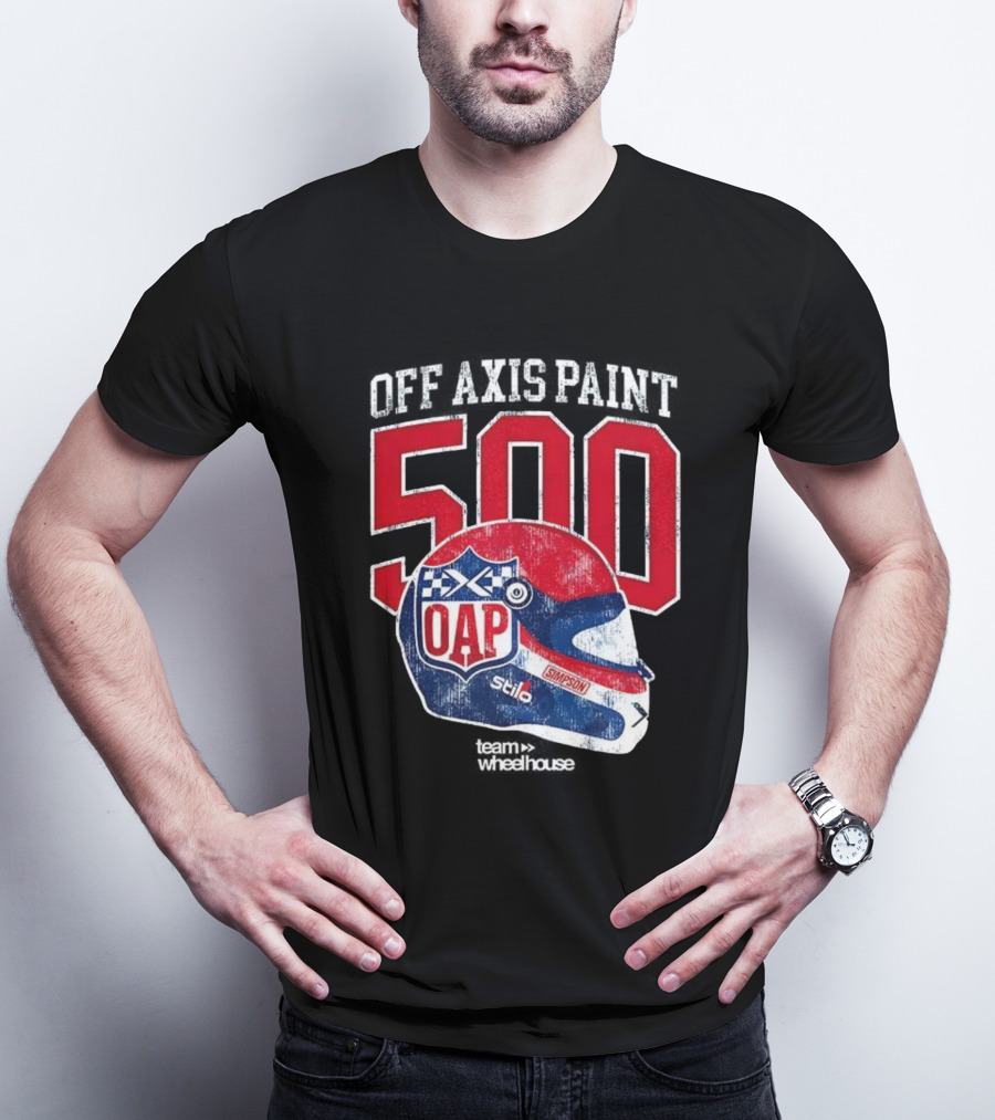 Off Axis Paint 500 OAP Helmet Stilo Simpson Racing T-Shirt
