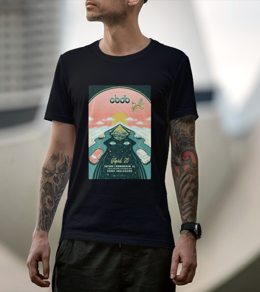 CBDB April 25 Saturn Birmingham AL With Kenny Analoggins T-Shirt