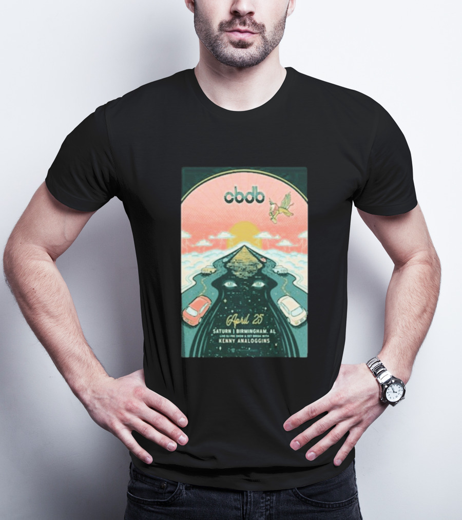 CBDB April 25 Saturn Birmingham AL With Kenny Analoggins T-Shirt