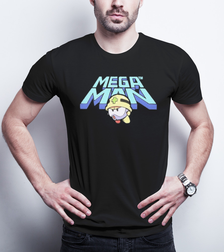 Mega Man Met Enemy Character Art Rsvlts Collection T-Shirt