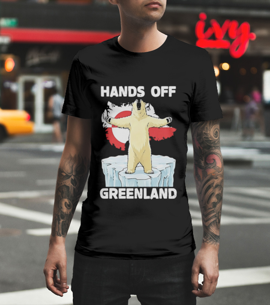 Hands Off Greenland Polar Bear On Iceberg T-Shirt