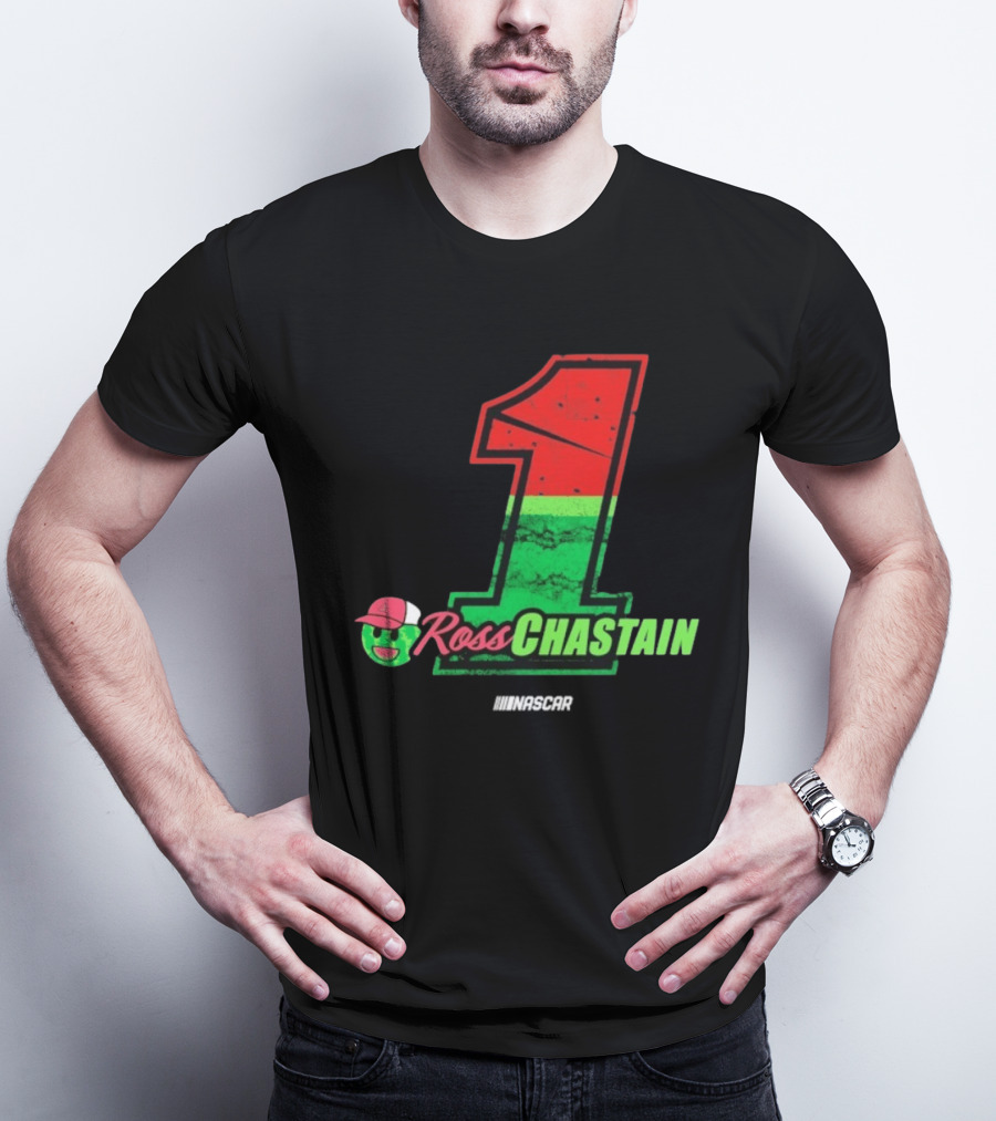 Ross Chastain Melon Man 1 NASCAR Racing Fan Merch T-Shirt