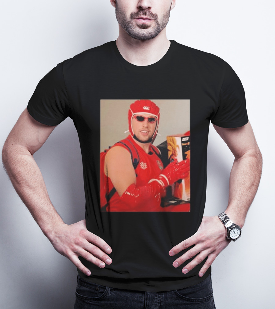 Sidemen Deepthroat Man Rugby Costume Toy Holder T-Shirt