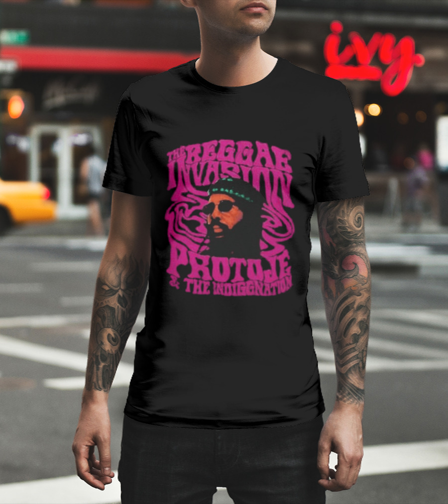 Reggae Invasion Tour UK 2026 Protoje And The Indiggnation T-Shirt