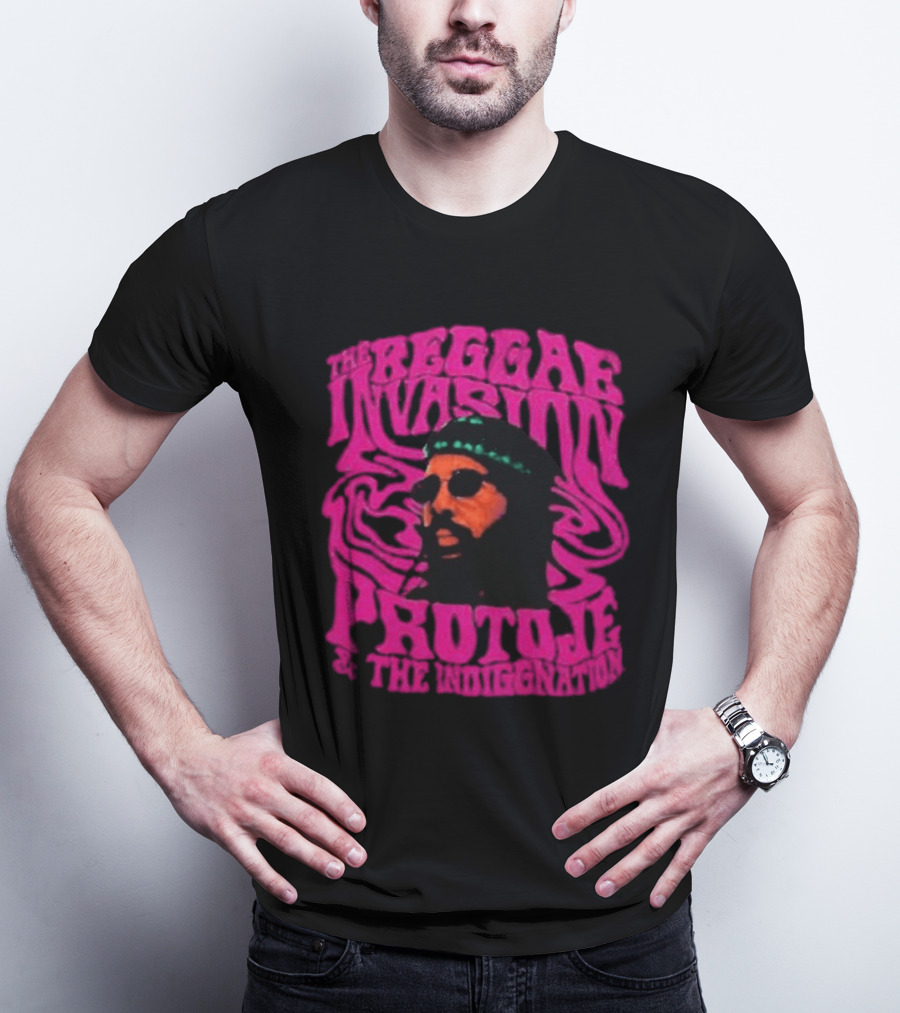 Reggae Invasion Tour UK 2026 Protoje And The Indiggnation T-Shirt