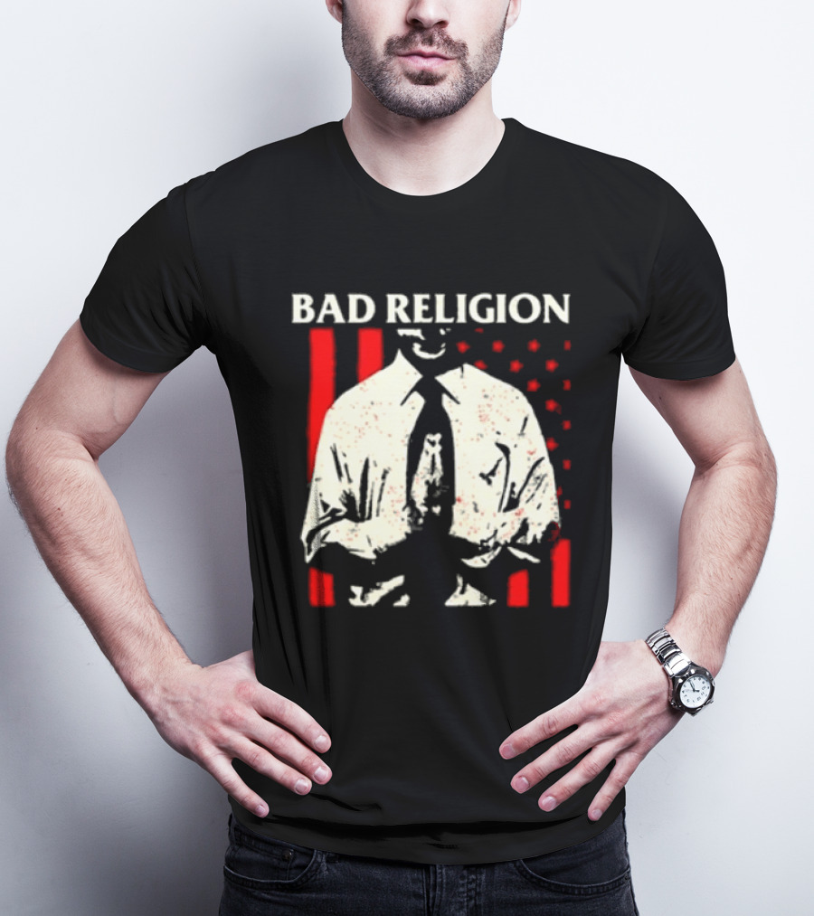 Bad Religion The Empire Strikes First Tour 2026 Vintage Suit Red Stripes T-Shirt
