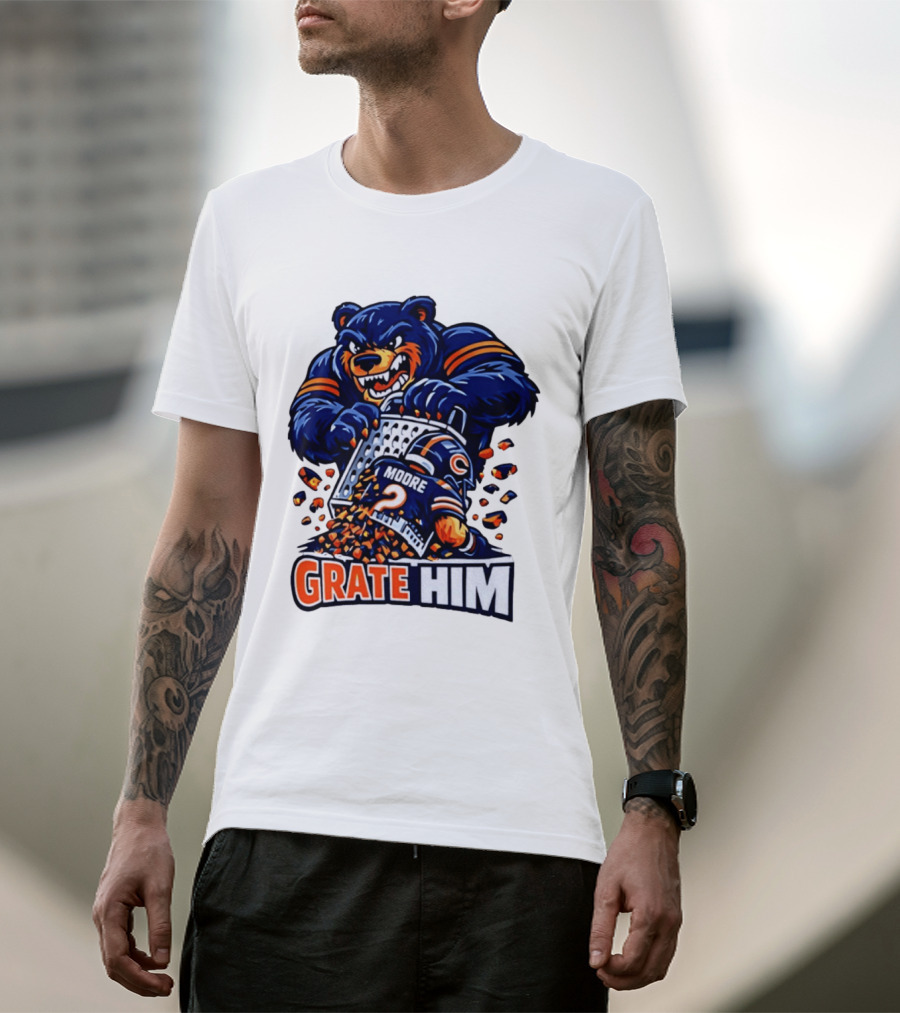 Chicago Bears Grate Him Moore 2 T-Shirt