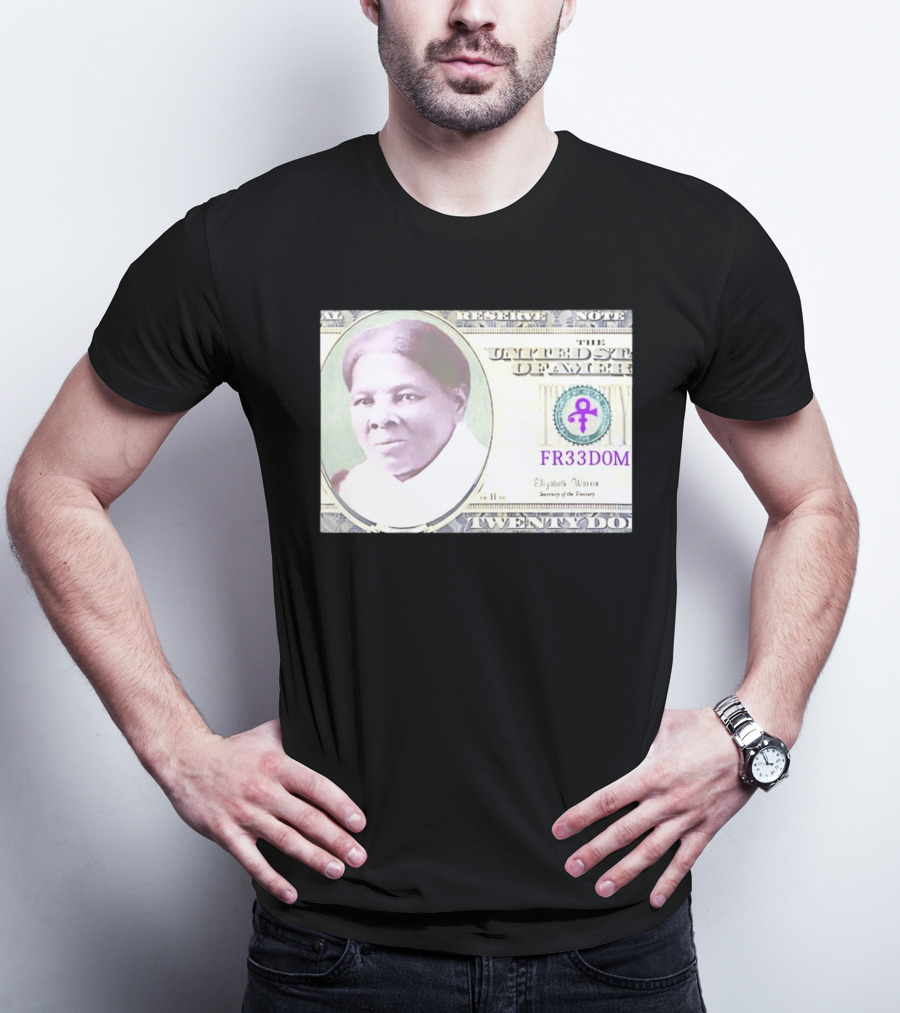 Harriet Tubman Twenty Dollar FR33DOM Note United States T-Shirt
