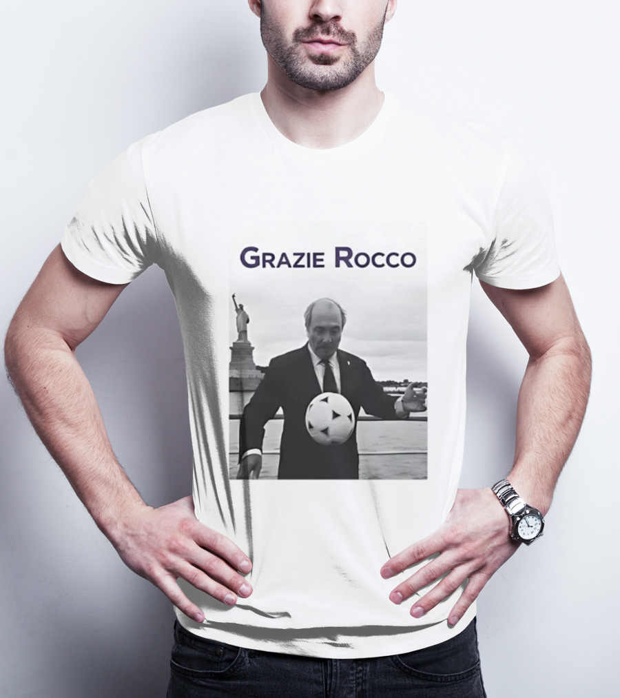 Grazie Rocco Commisso Statue Of Liberty Soccer T-Shirt