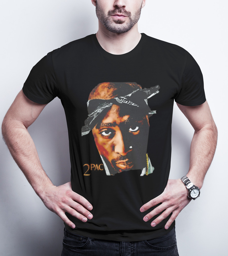 2Pac Bandana Style Face T-Shirt