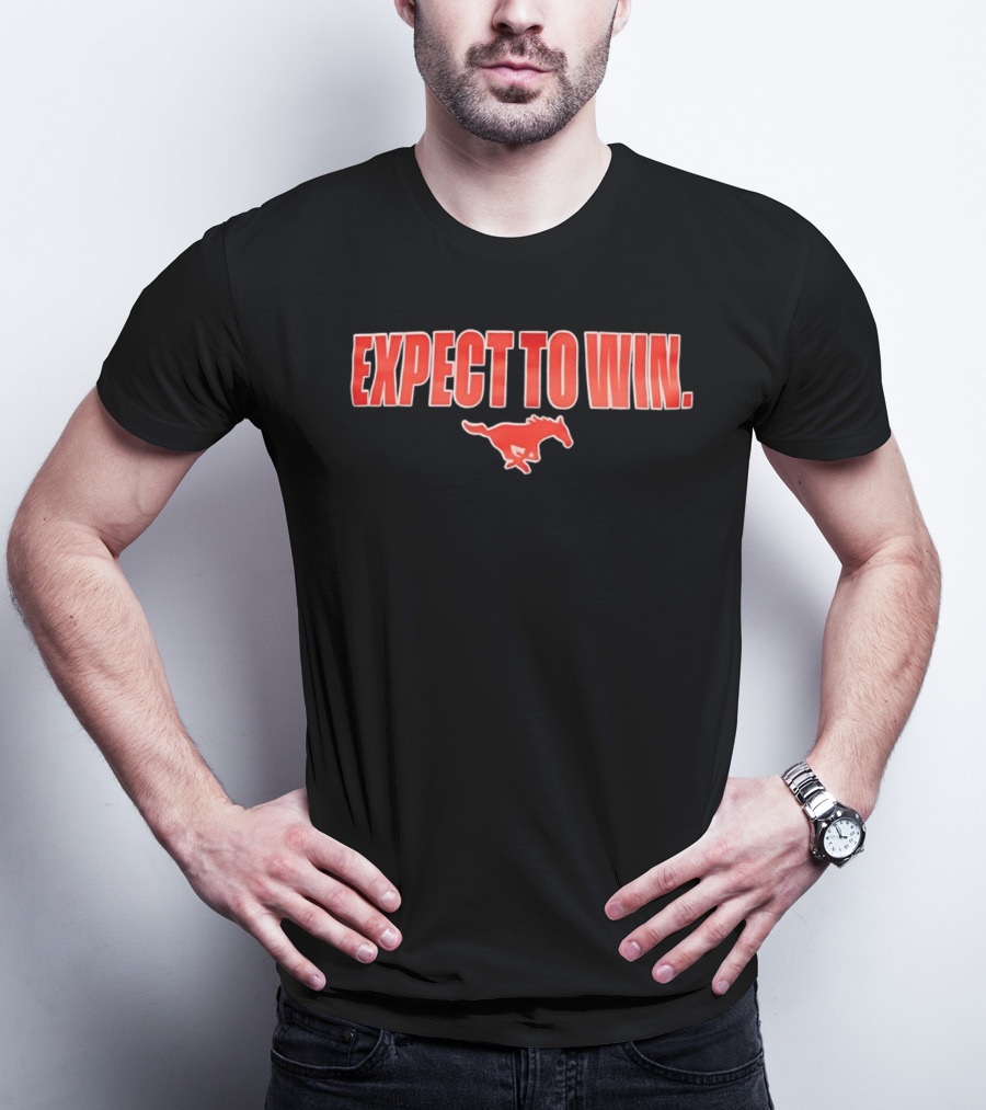 Expect To Win SMU Mustangs T-Shirt