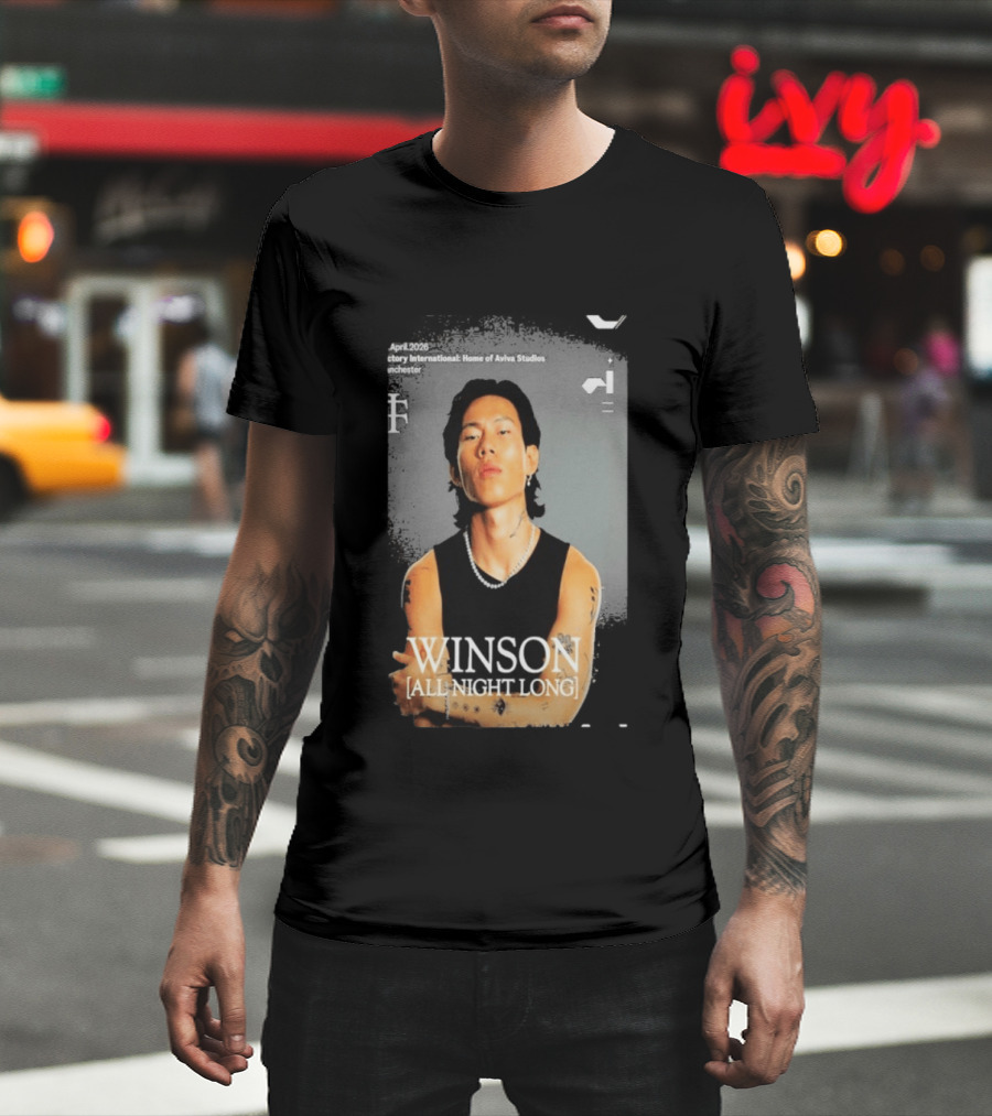 Winson All Night Long Factory International Home Of Aviva Studios Manchester April 2026 T-Shirt