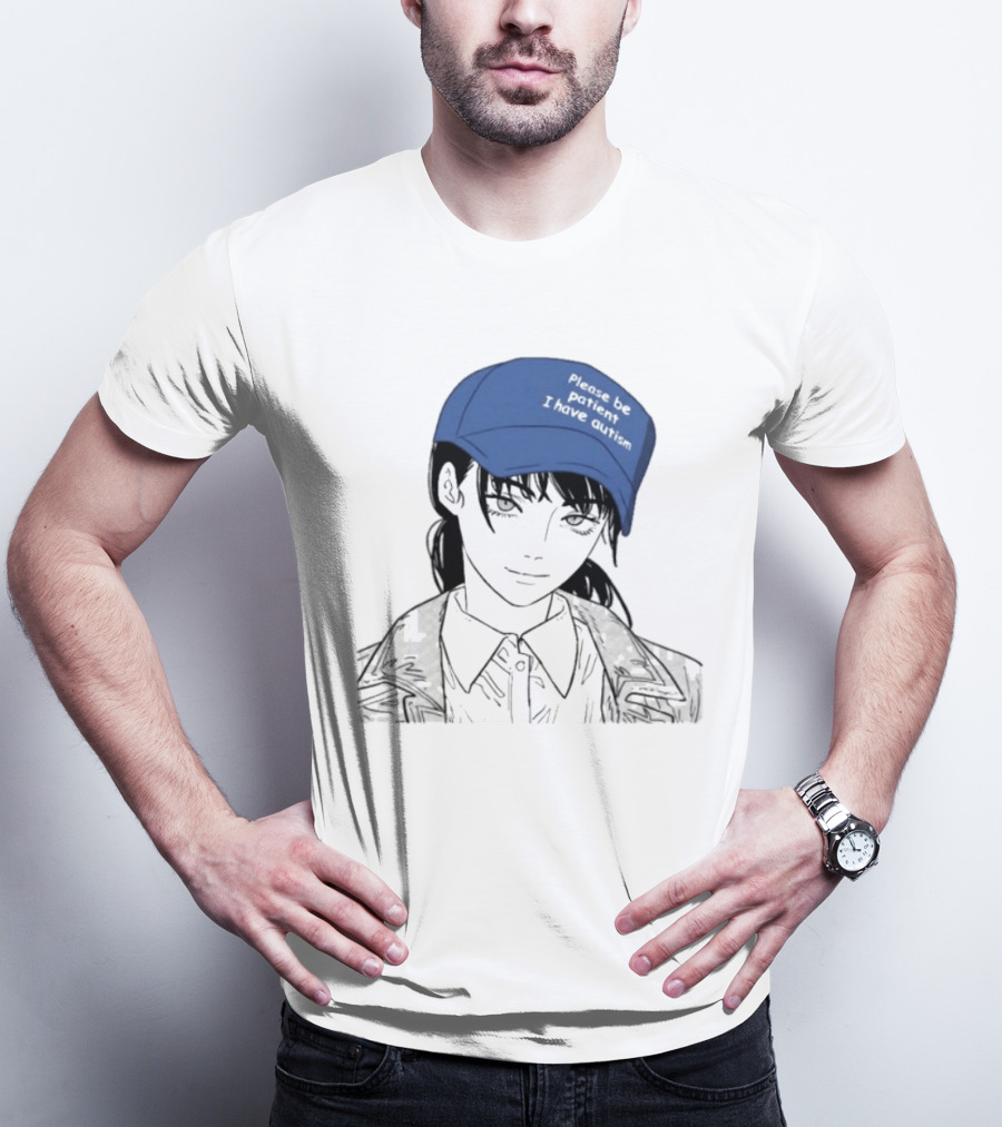 Please Be Patient I Have Autism Manga Chainsaw Girl Hat T-Shirt