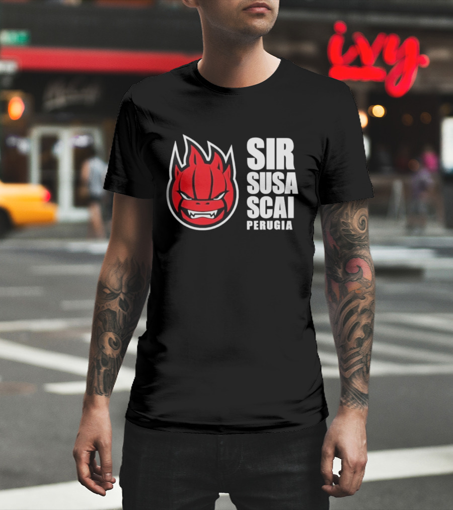 Sir Susa Scai Perugia Fierce Flames T-Shirt