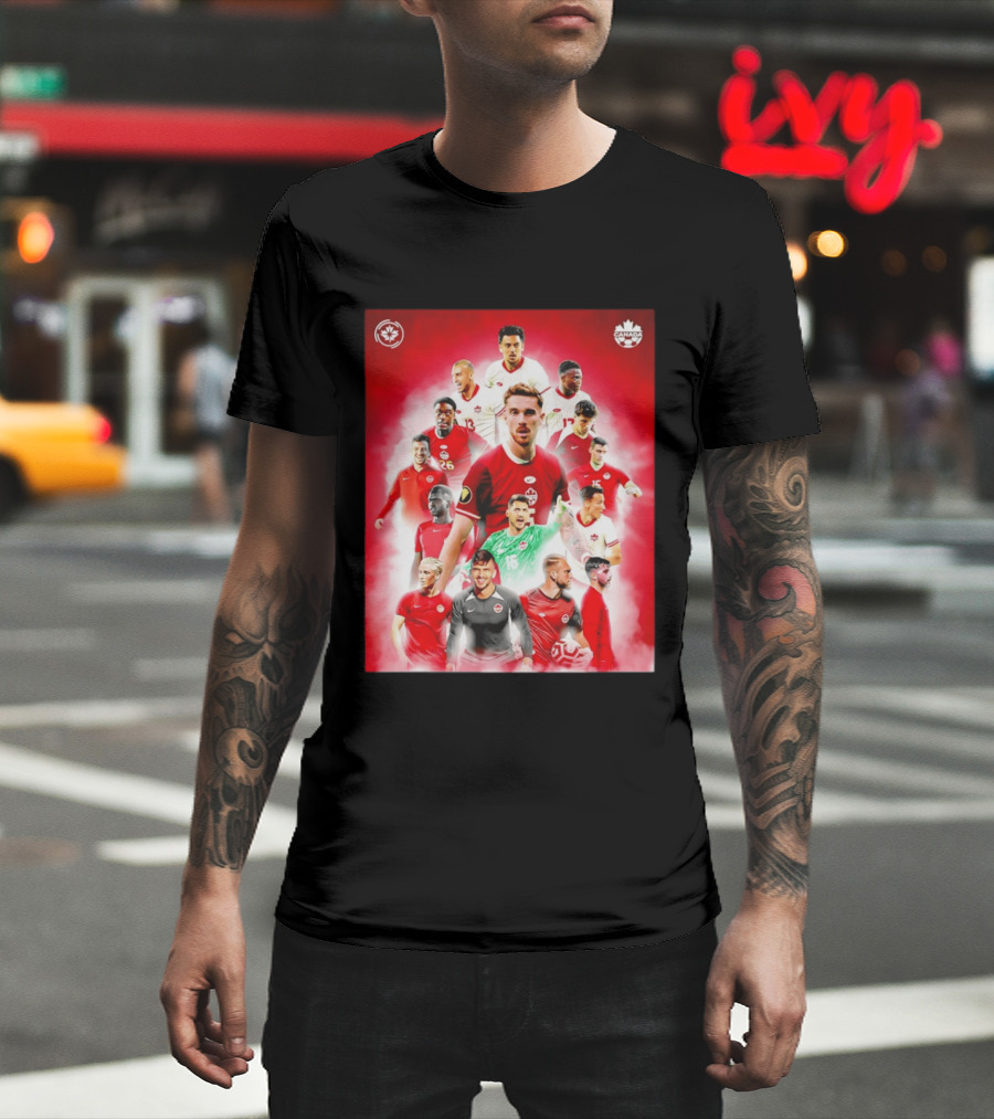Canada's Team 2026 Men's National Soccer Team Players T-Shirt