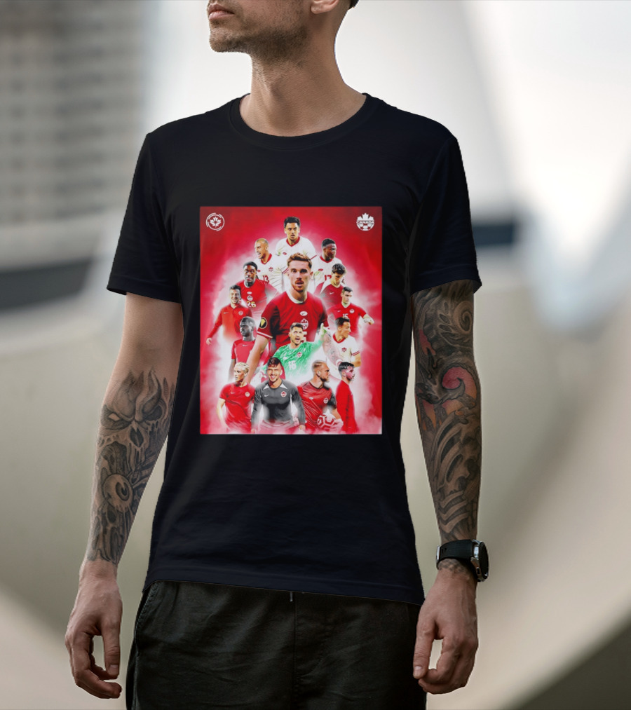 Canada's Team 2026 Men's National Soccer Team Players T-Shirt